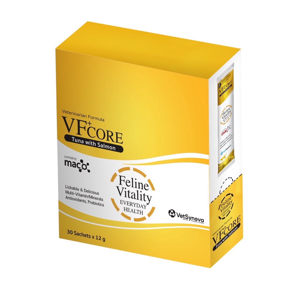 [ยกกล่อง] ขนมแมวเลีย VF Core VFcore อาหารเสริม ไลซีน, บำรุงเลือด, บำรุง ...