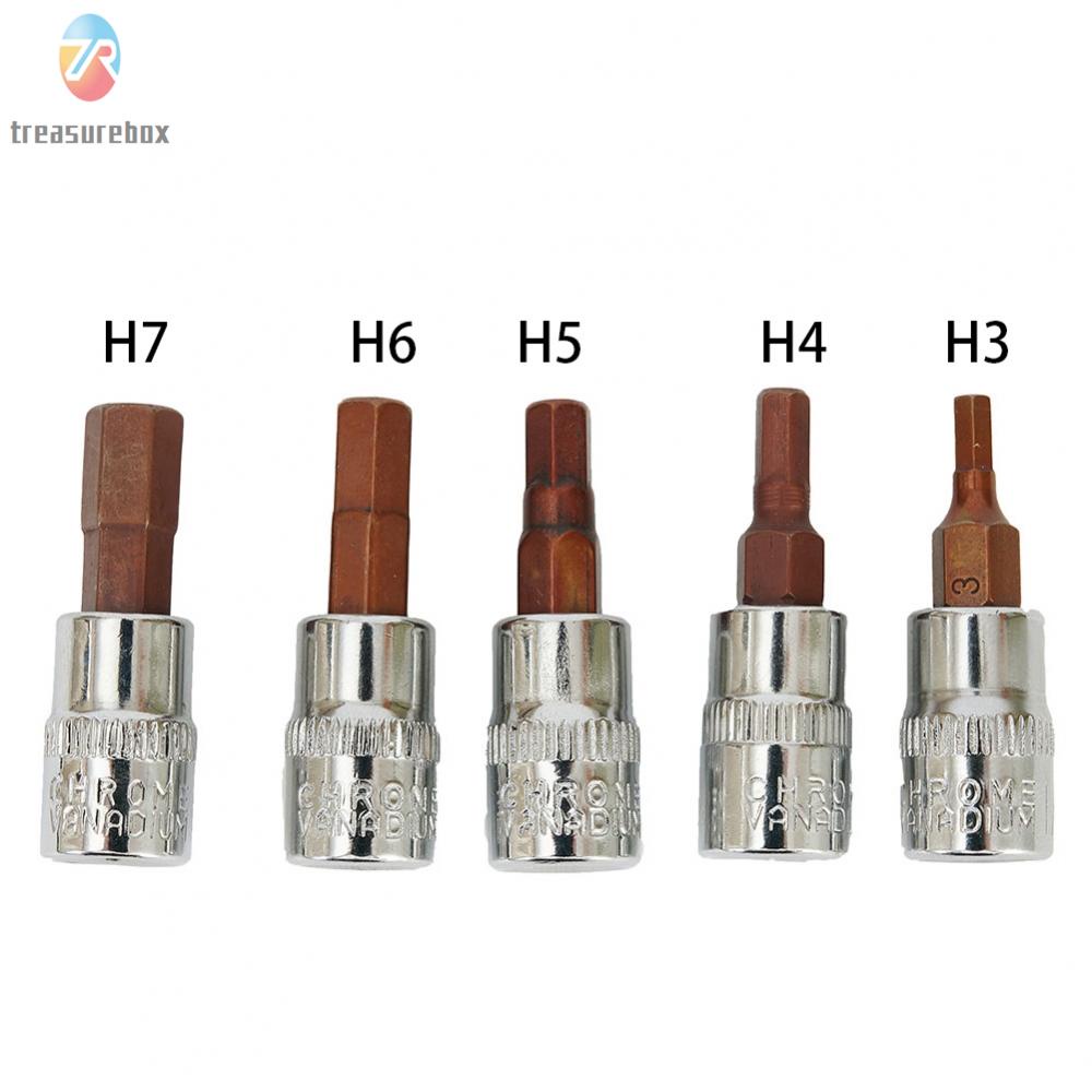 ⭐ BIG DISCOUNTS ⭐ 5PCS/set 1/4 Inch Screwdriver Bit Socket Set Hex ...