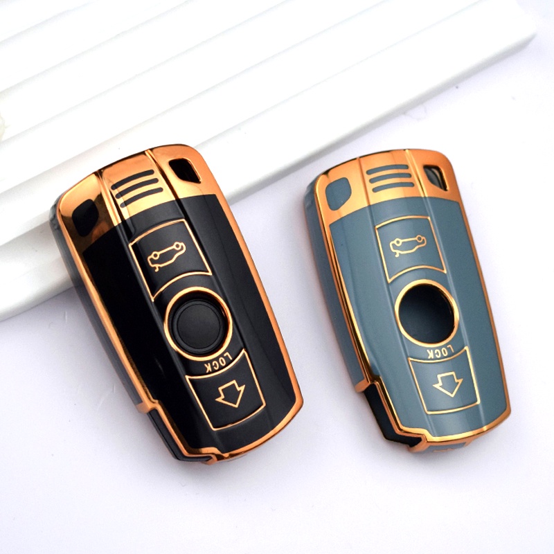 เคสรีโมตกุญแจรถยนต์ TPU อุปกรณ์เสริม สําหรับ BMW E90 E60 E70 E87 3 5 6 Series M3 M5 X1 X5 X6 Z4 ...