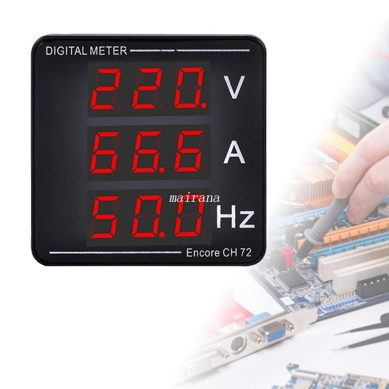 【MT】 High Performance Digital Voltmeter Ammeter Panel AC50-500V 1-140A ...