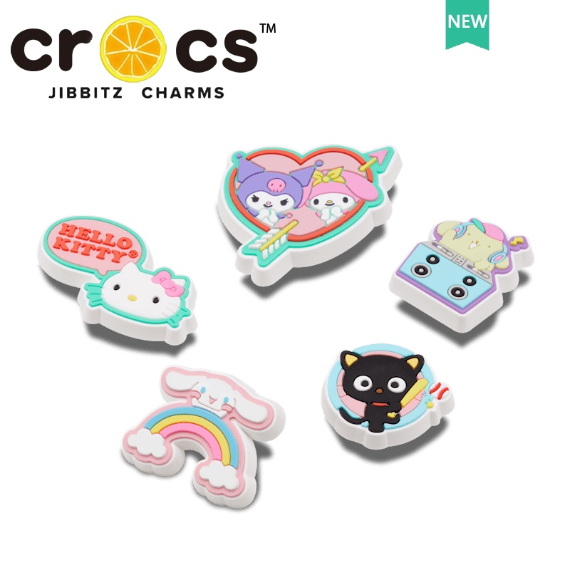 jibbitz crocs charms HELLO KITTY ปุ่มไฟกระพริบ Led อุปกรณ์เสริม ตัวติด ...