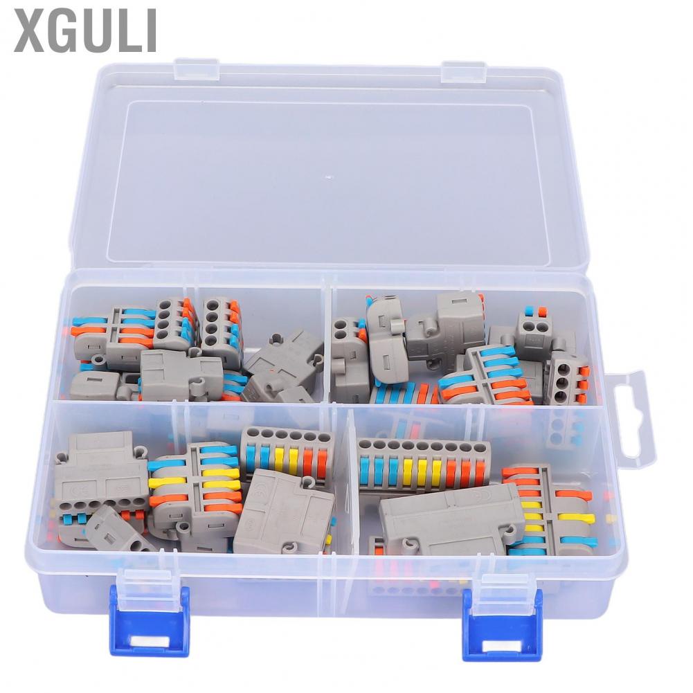 Xguli Wire Conductor Connector Splicing Terminal Varied Sizes Copper ...
