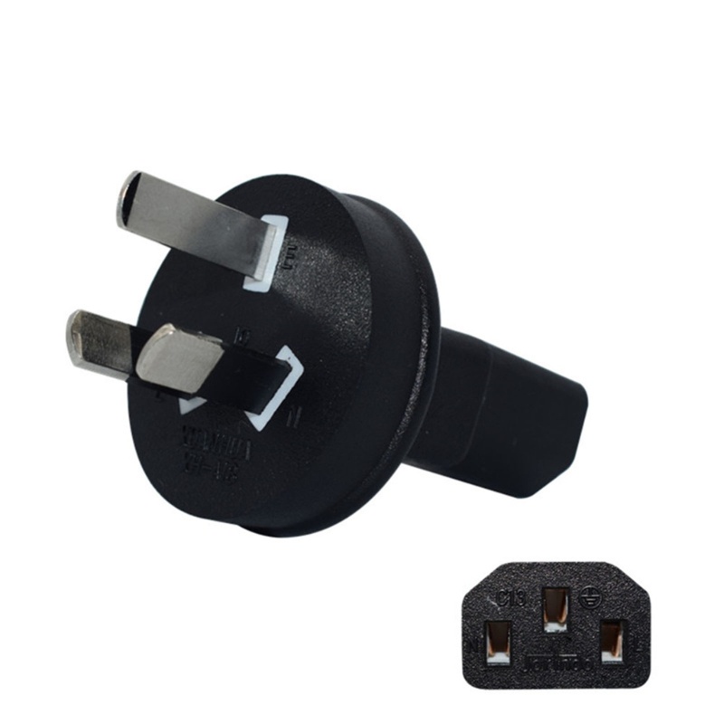 อะแดปเตอร์เชื่อมต่อพาวเวอร์คอมพิวเตอร์ HSV AU UK EU เป็น IEC320 C13 ...