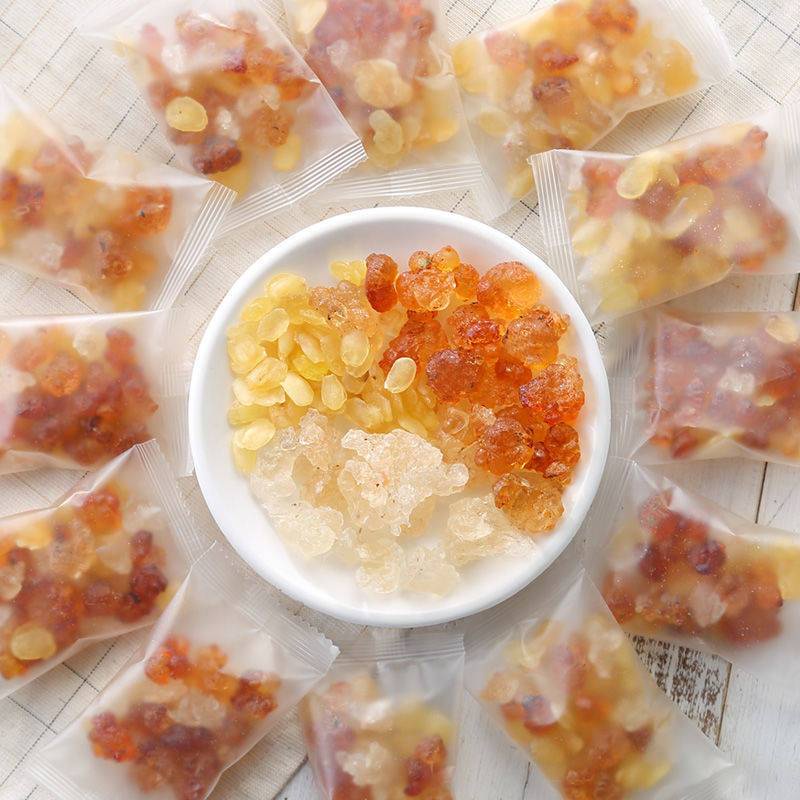 Peach Gum Snow Swallow Saponin Rice Combination Pack Wild Natural Peach ...