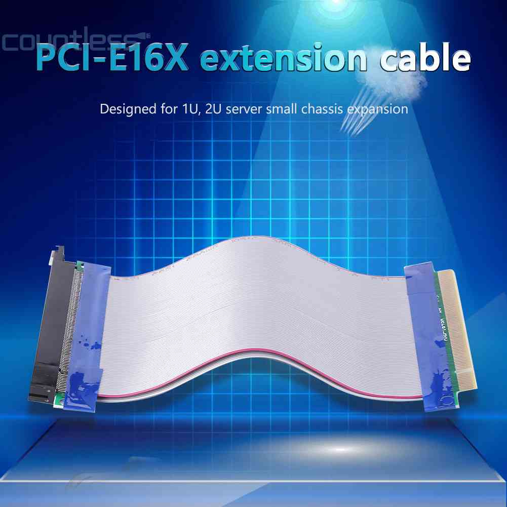 Pcie X16 PCI Express Riser Extender Card อะแดปเตอร์ขยายสายเคเบิล ...