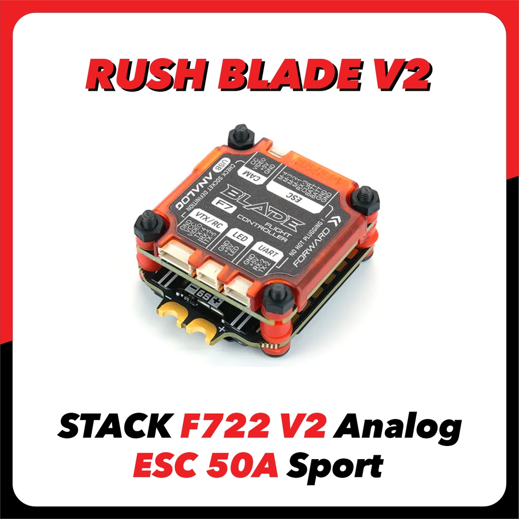 [FC & STACK 30x30] BLADE FC F722 V2 & ESC 50A SPORT Analog & Digital ...