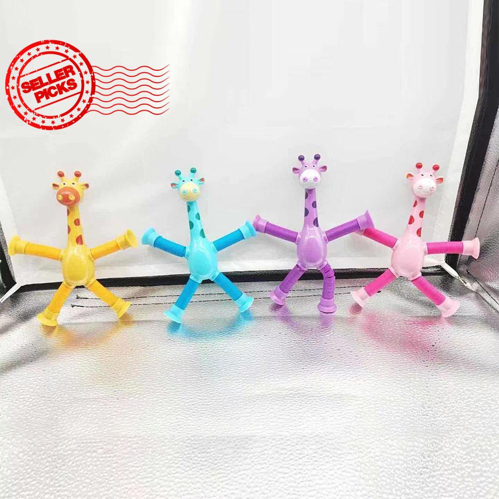 ใหม่ ของเล่นบีบพลาสติก รูปยีราฟ ช่วยบรรเทาความเครียด สําหรับเด็ก R8G2 ...