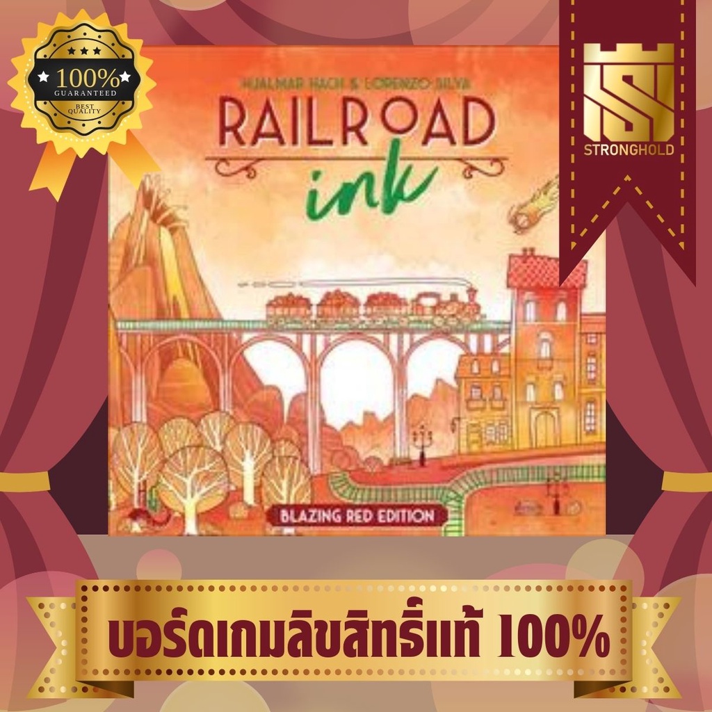 Railroad Ink Red - บอร์ดเกม Board Game - STRONGHOLD สยามสแควร์ | Shopee ...