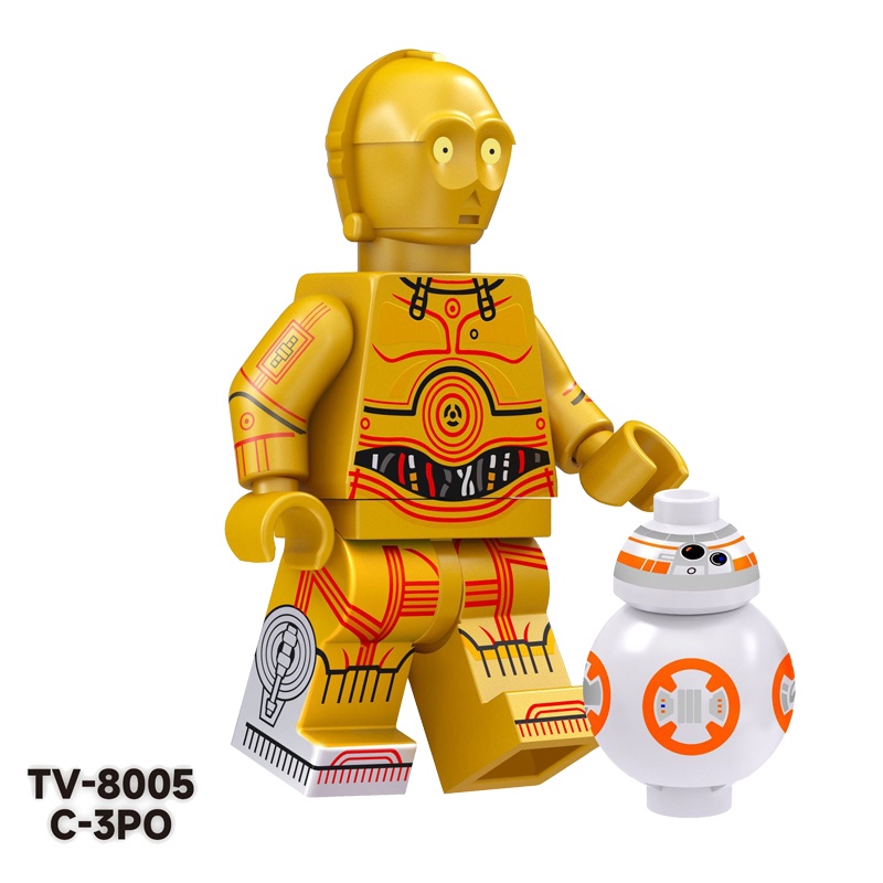 ของเล่นตัวต่อฟิกเกอร์ Space Wars Ahsoka Mace Windu Luke Skywalker with ...