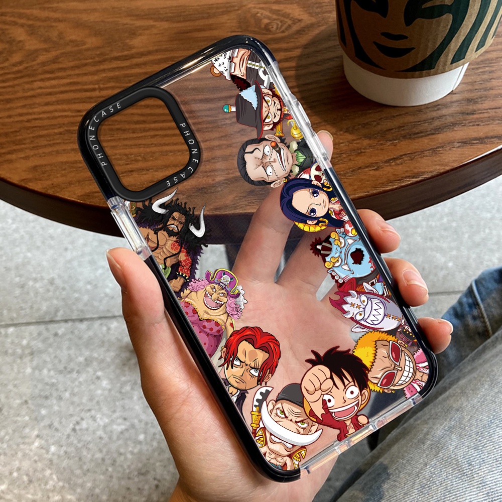 เคสโทรศัพท์มือถือ ซิลิโคนนุ่ม ใส หนา กันกระแทก ลายการ์ตูนอนิเมะวันพีซ ...