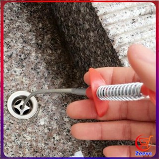 Zeeva งูเหล็กทะลวงท่อตัน แก้ท่อตัน สปริงทะลวงท่อตัน งูเหล็ก (ยาว60 เซน ...