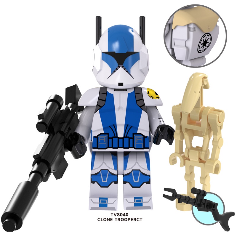 Space SW Series Ahsoka C-3Po Rey Obi-Wan Clone Darth Maul Trooper บล็อค ...