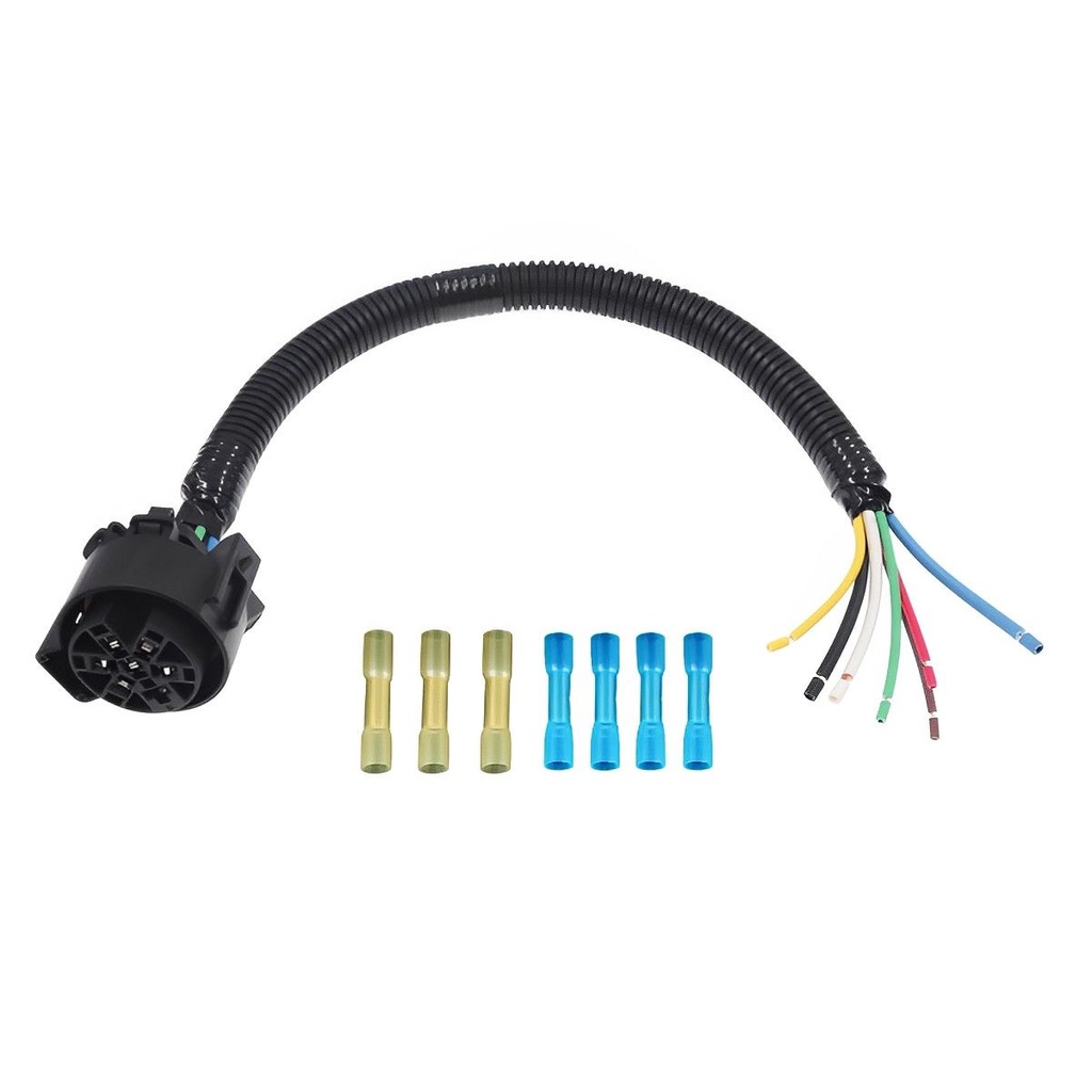 12V 7 Way Trailer Wiring Harness for Commercial Vehicle / Semi ...