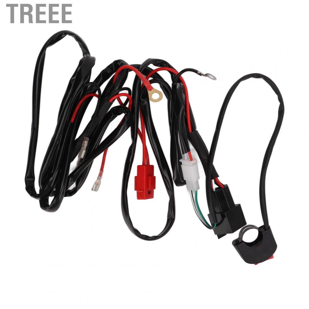 Treee Work Light Wire Harness 12V 40A Motorcycle Wiring Harness for ATV ...