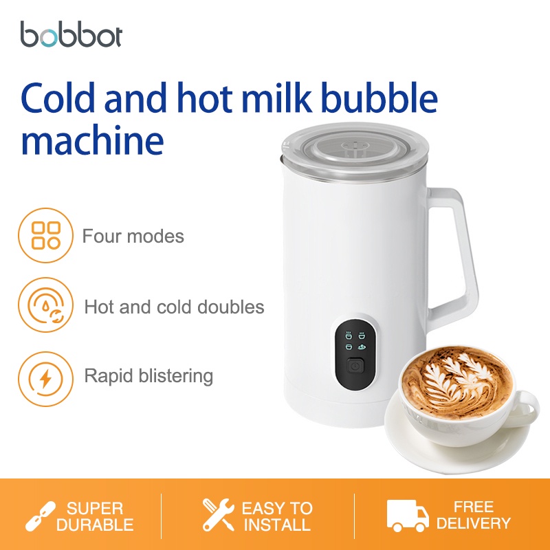 Bobbot เครื่องโฟมนม เครื่องชงกาแฟอัตโนมัติ Household milk foaming machine milk heating foaming ...