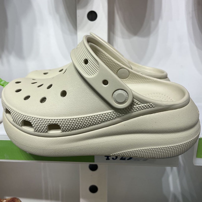 cross แท้ croc crush Clog 8 สี รองเท้าเสริมส้นผู้หญิง รองเท้าชายหาด ส้น ...