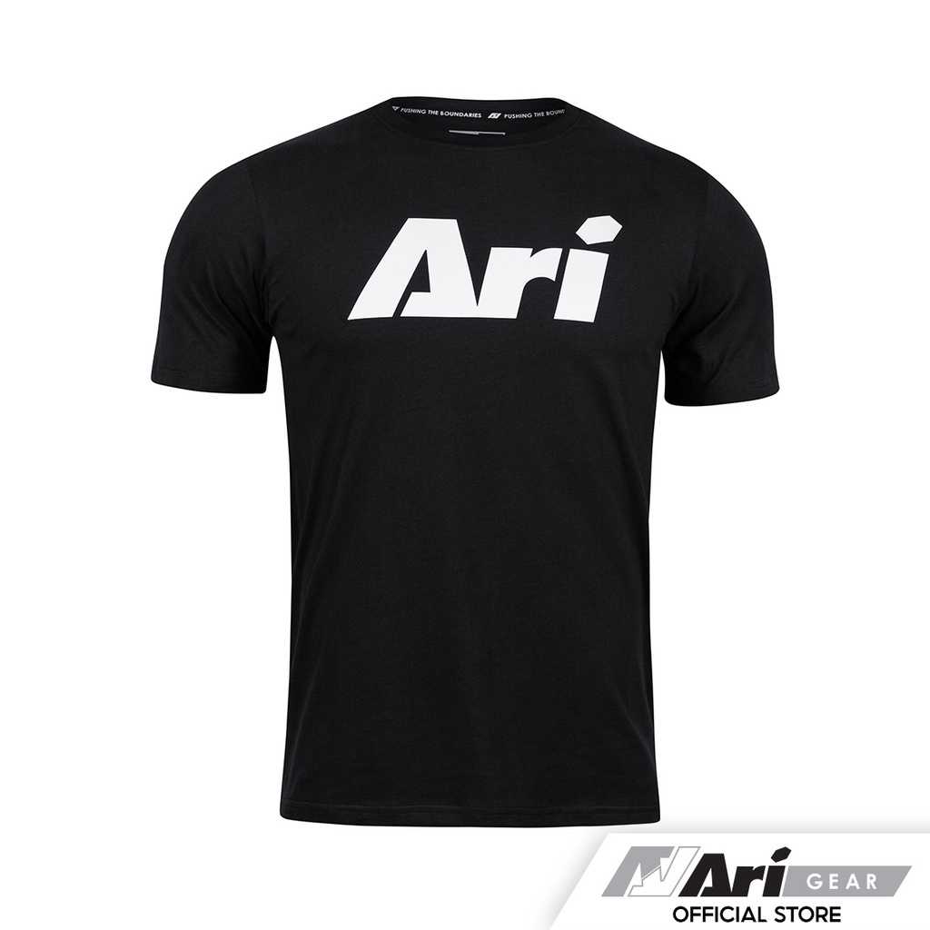 ARI SIGNATURE LIFESTYLE TEE - BLACK/WHITE เสื้อยืด อาริ ซิกเนเจอร์ สีดำ ...