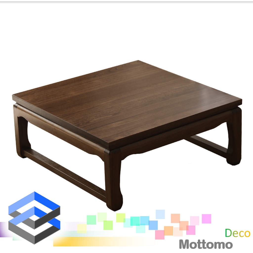 MOTTOMO Japanese Ancient Leg Solid Wood Tatami Tea/coffee Table ...