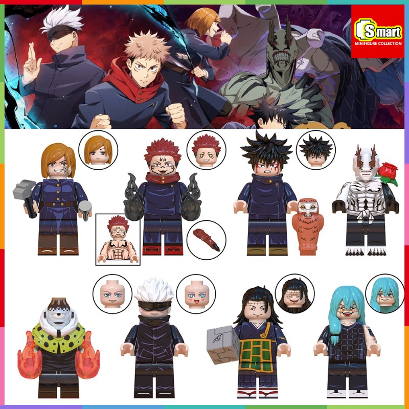 ของเล่นตัวต่อฟิกเกอร์ Back To War Series Knotweed Yuren Fu Heihui Gojo ...