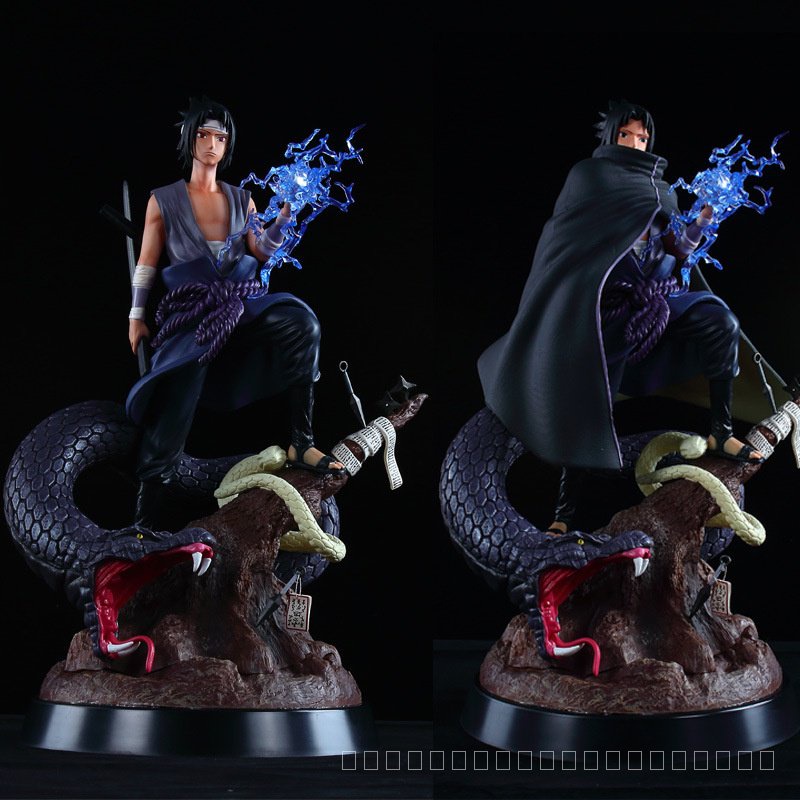 (((พร้อมส่ง) โมเดลฟิกเกอร์นารูโตะ GK Sasuke Wansuke Burn Sasuke แบบสองหัว สําหรับตกแต่ง IBO7 ...