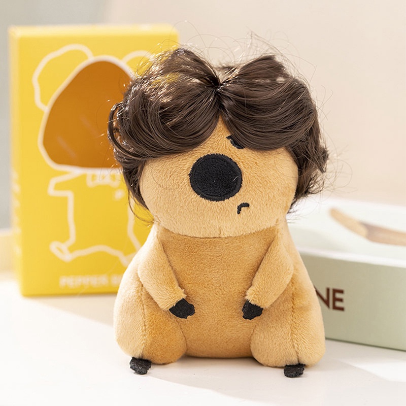 Plumy ตุ๊กตาหมีพลับ วิกผมน่ารัก สร้างสรรค์ ตลก น่าเกลียด ของเล่น ...