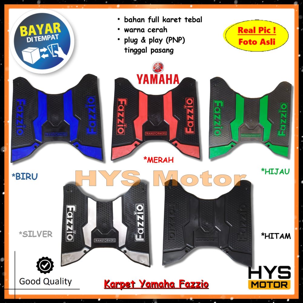 Hys Yamaha Fazzio พรม - Fazio Fasio Pasio รถจักรยานยนต์ Variation ...