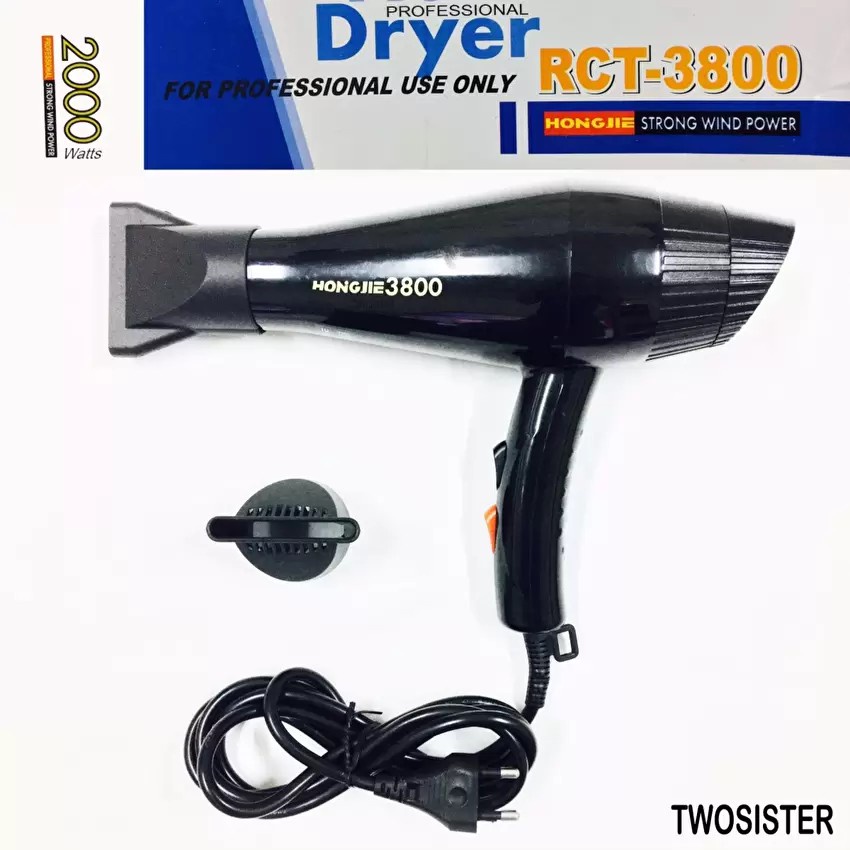 Twosister ไดร์เป่าผมพลังแรง 2000 วัตต์ รุ่น RCT-3800 | Shopee Thailand
