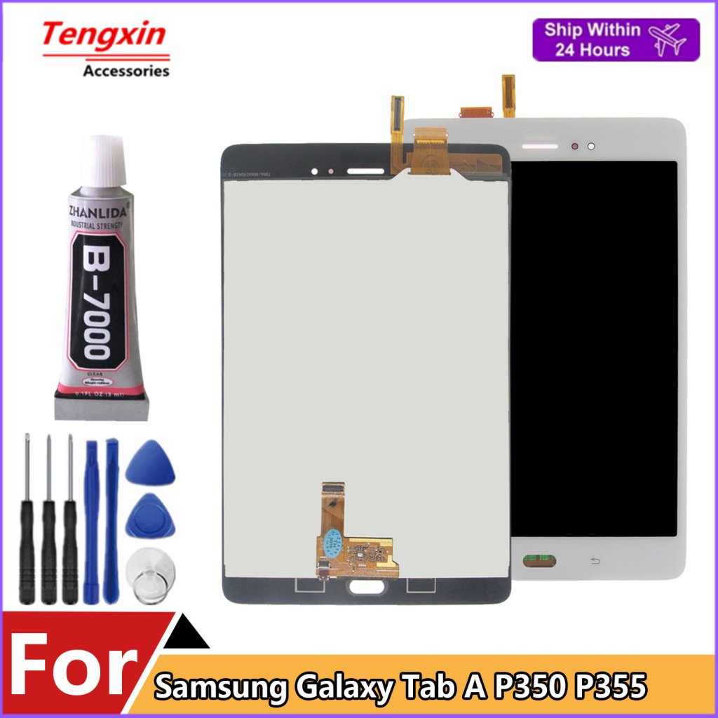 อะไหล่หน้าจอสัมผัส LCD แบบเปลี่ยน สําหรับ Samsung Galaxy Tab A 8.0 SM ...