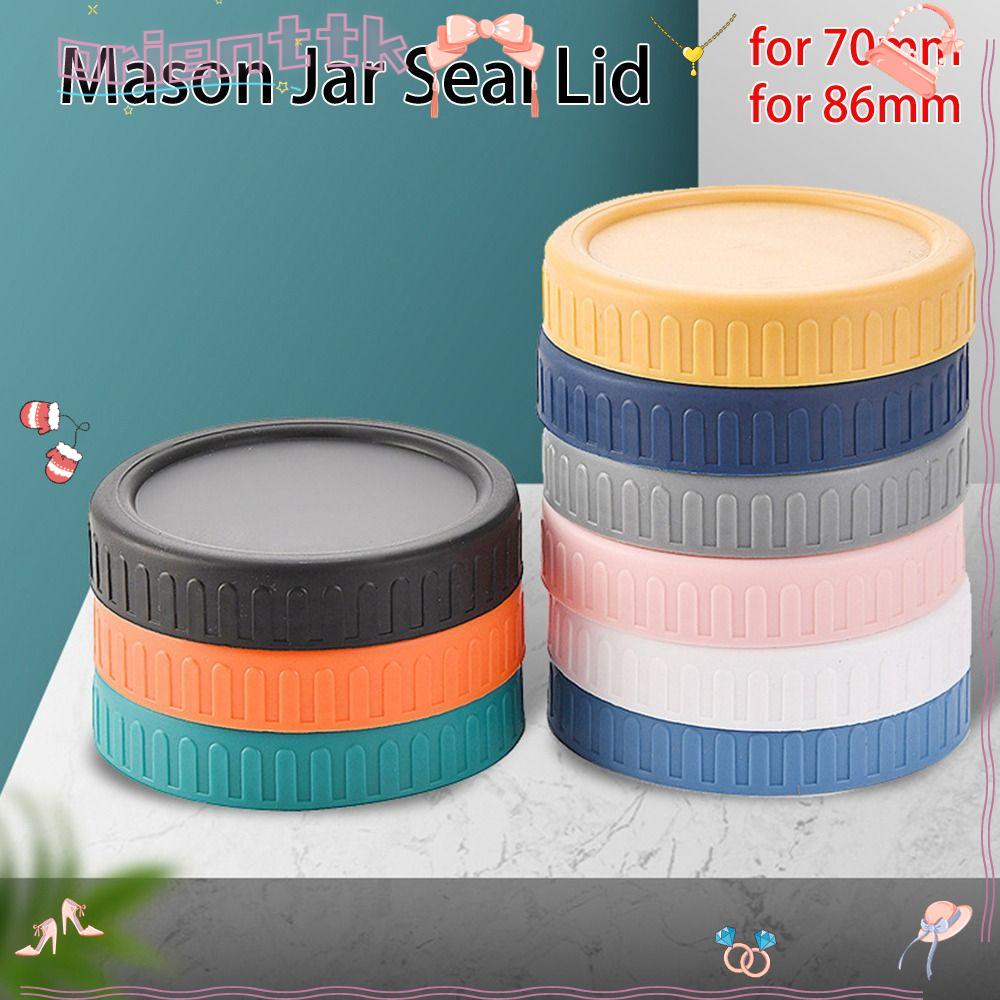 Orienttk 6Pcs Durable Mason Jar Lid Plastic Leak-proof Kitchen Tool ...