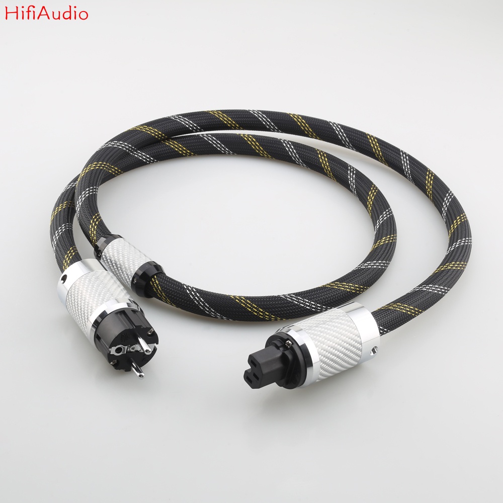 Hifi Power Cable 125V 15A, Hi-End Amplifier สายไฟ, Audiophile AC พร้อม ...