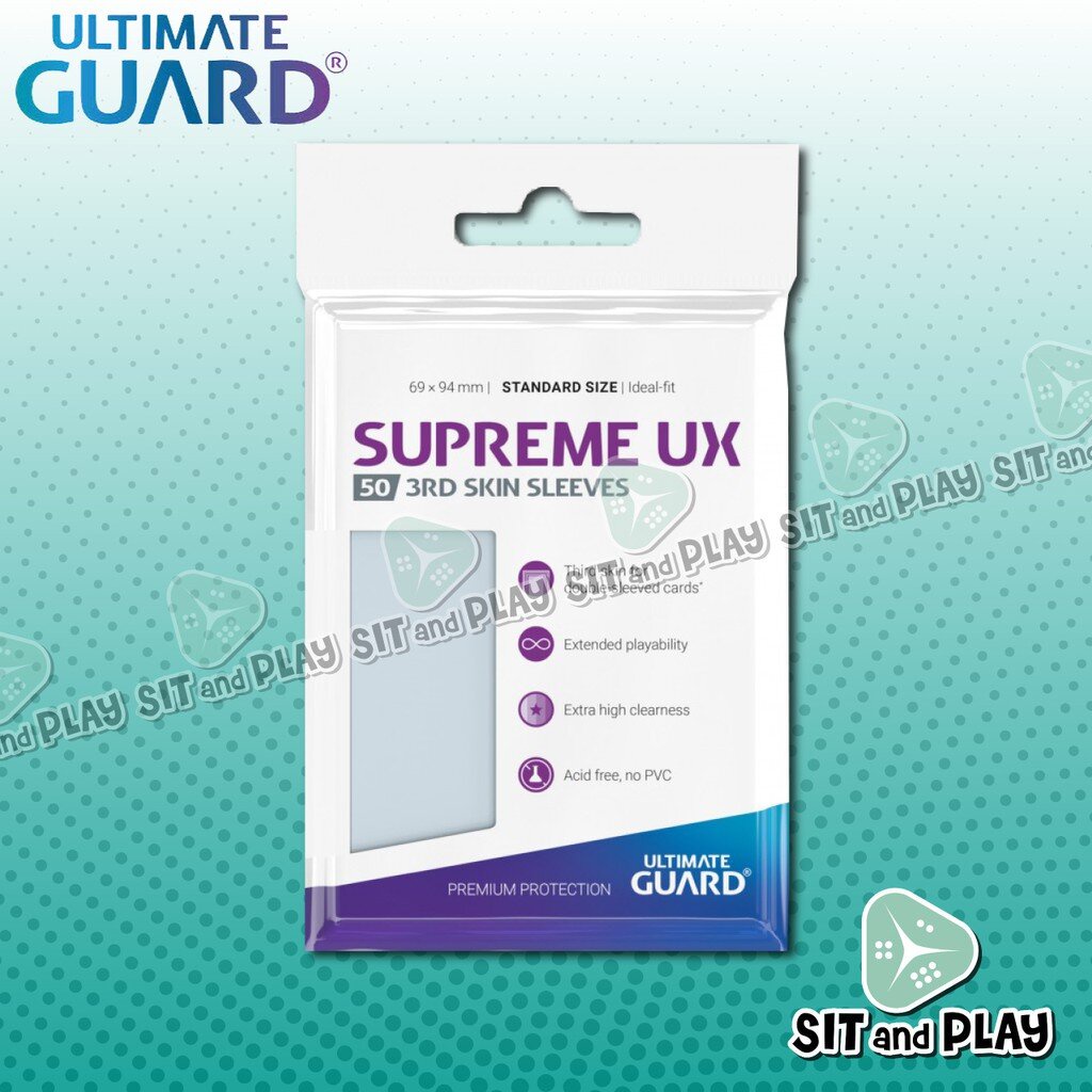 Ultimate Guard - Supreme UX 3rd Skin Sleeves (50 ซอง) ซองคลุมชั้นนอกสุด ...