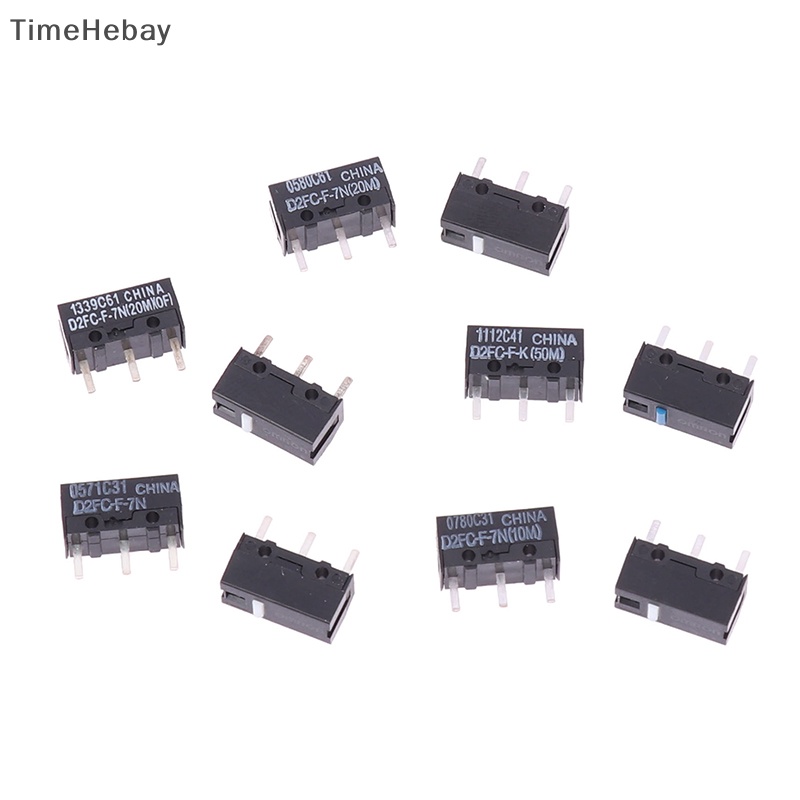 Timehebay ไมโครสวิตช์เมาส์ D2FC-F-7N 10M 20M of D2FC-F-K(50M) -RZ D2F ...