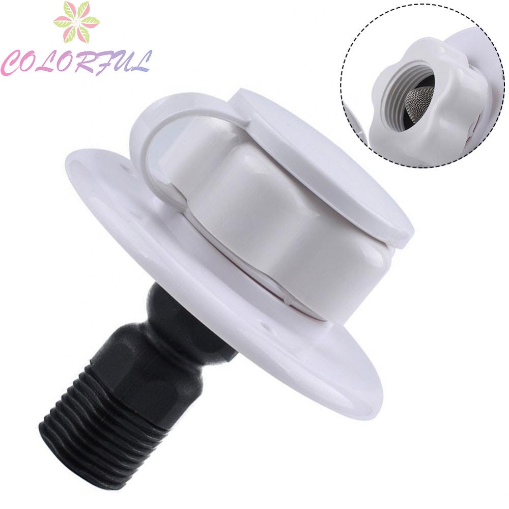 【COLORFUL】One Way Inlet Valve 1 Piece Connection Fill Connector Flange ...