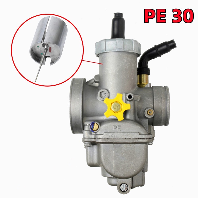 【คาบูเอ็นโPE28/30】 HONDA ลูกเร่งทองเหลือง คาร์บู NPRO NSR PROARM จูนง่าย จูนนิ่ง RSZ DIO NSR GY6 ...