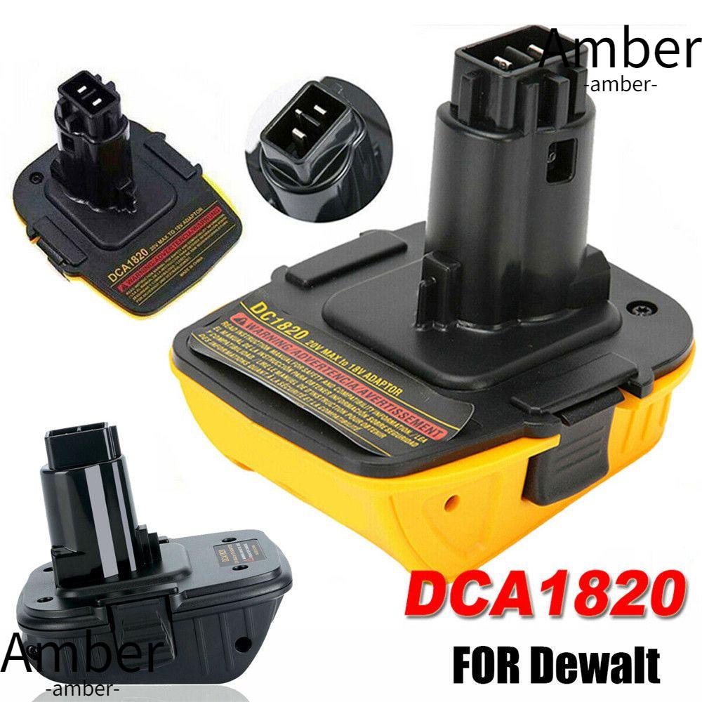 Amber อะแดปเตอร์แบตเตอรี่ DCA1820 แบบพกพา แบบเปลี่ยน สําหรับ Dewalt 18V ...