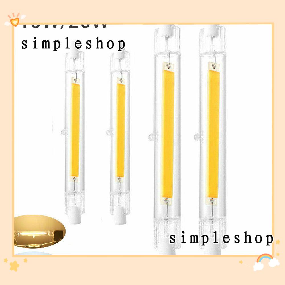 หลอดไฟฟลัดไลท์ LED COB R7s R7s 220V 118 มม. หรี่แสงได้ สีขาว | Shopee ...