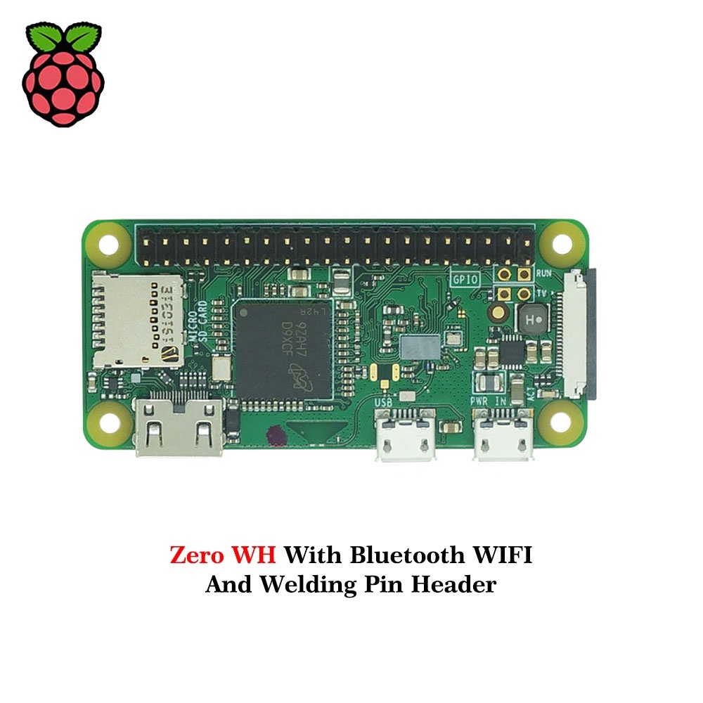 บอร์ดบลูทูธไร้สาย Raspberry Pi ZERO ZERO W ZERO WH พร้อม CPU 1GHz 512MB RAM Raspberry Pi ZERO ...