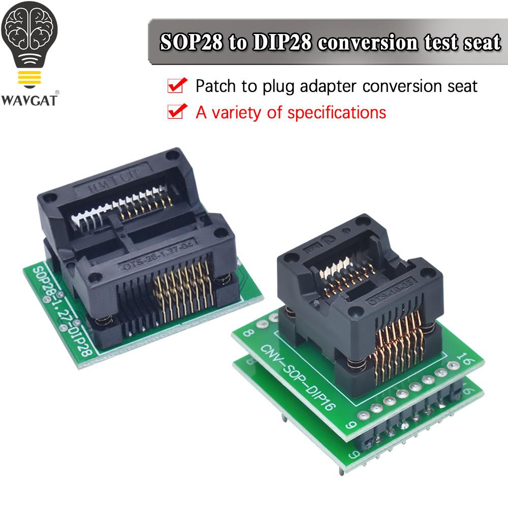 ไอซี SOP28 16P 28P SOP28 เป็น DIP28 ตัวแปลงที่นั่ง เด้งกลับ เบาะนั่ง เผาไหม้ | Shopee Thailand