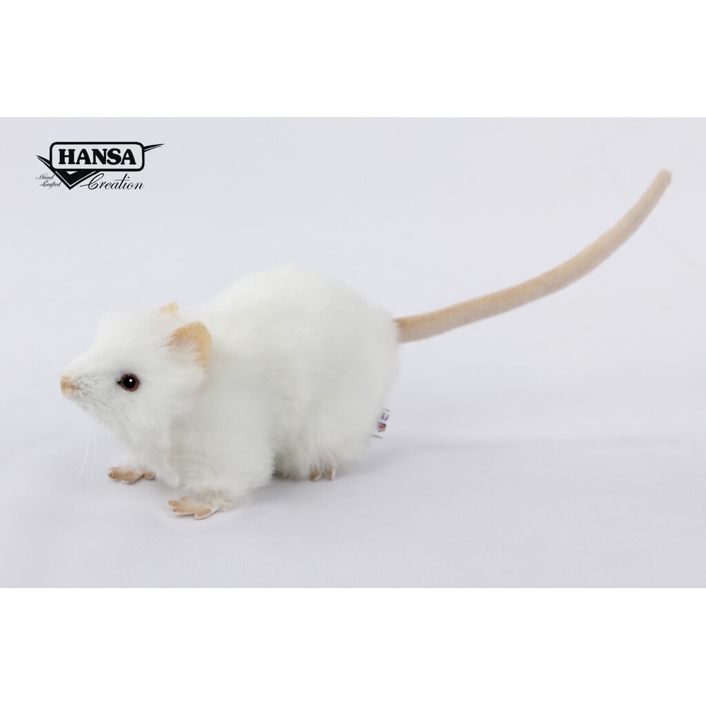 7529 ตุ๊กตาหนูขาว White Rat Hansa Creation | Shopee Thailand