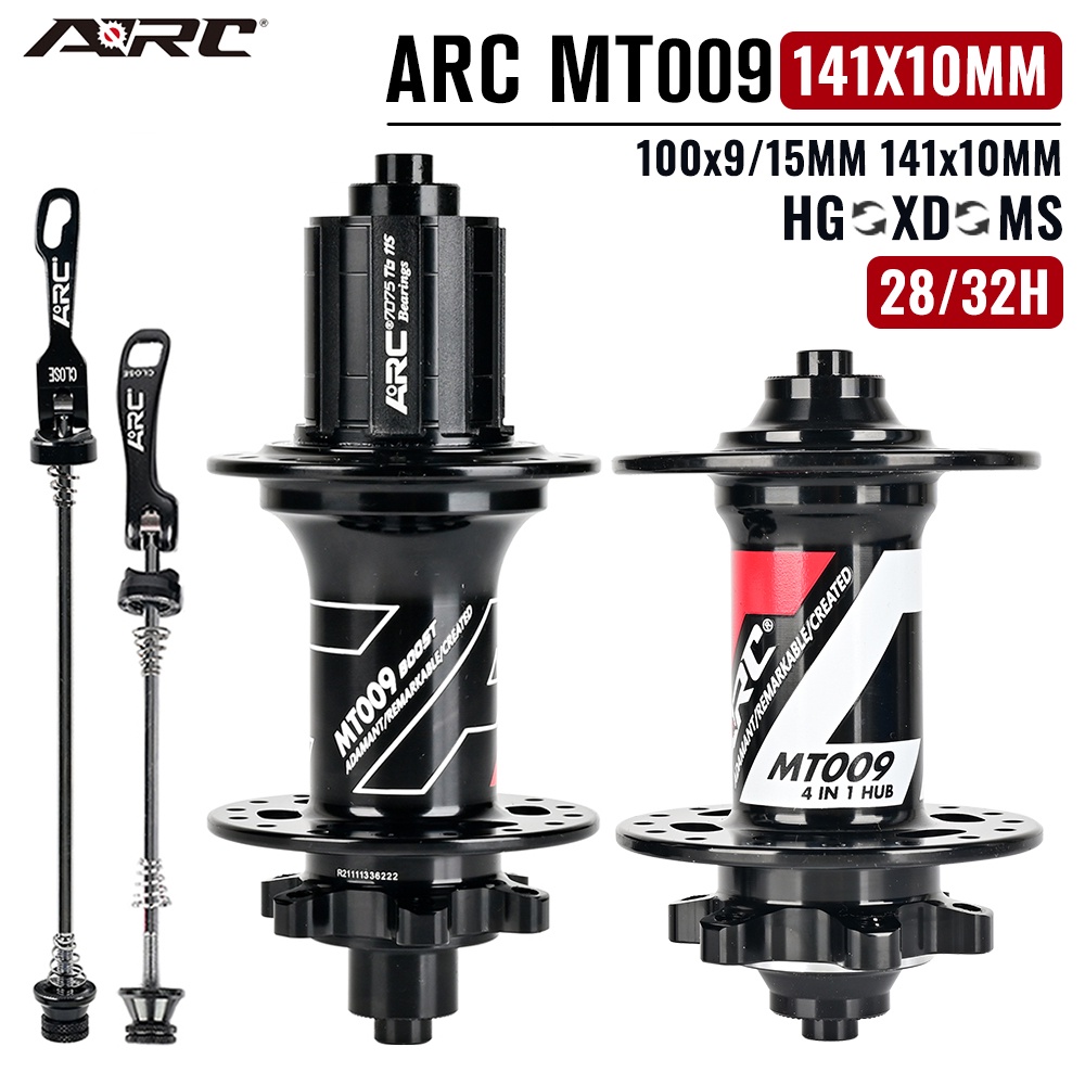 Arc ฮับจักรยาน 141x10 มม. BOOST QR 32 รู 141x5 มม. 6 ขา 3 ซี่ 114 คลิก ...
