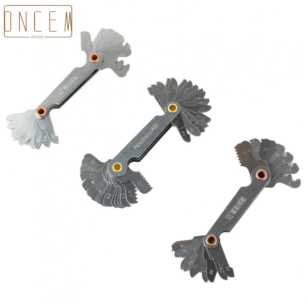 【ONCEMOREAGAIN】Thread Gauge Carbon Steel Gauge Measuring Tool Metric ...