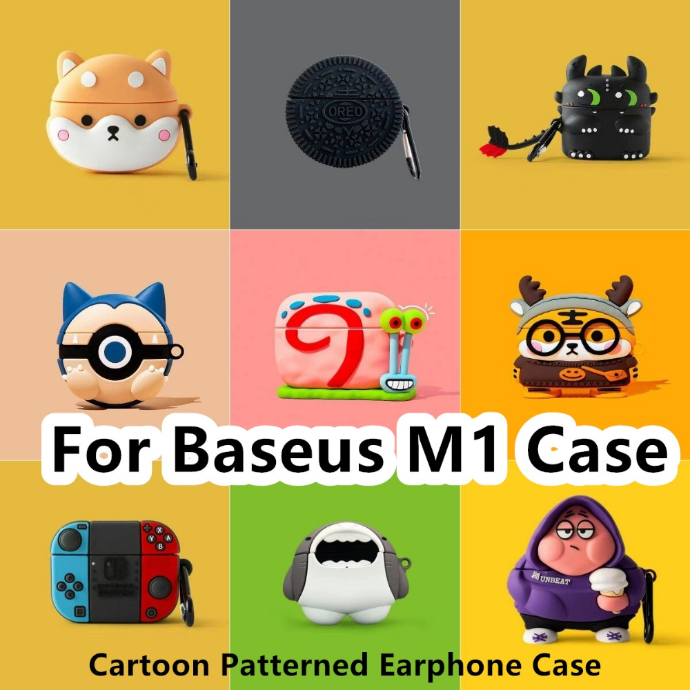 พร้อมส่ง! เคสหูฟัง แบบนิ่ม ลายการ์ตูนเสือ สําหรับ Baseus M1 Baseus M1 ...