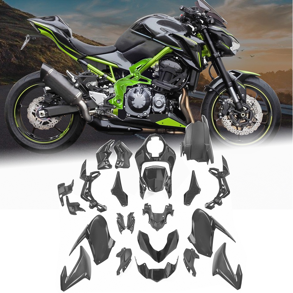 [การแสดงโดย] Z900 Fairings Inection Bodywork Frame Protector Kit ...