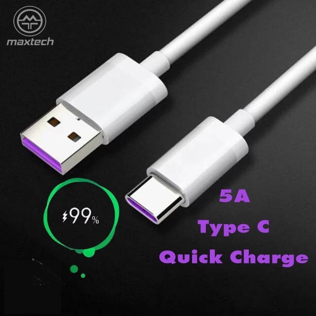 สายชาร์จเร็ว USB type C 5A ยาว 1 เมตร Super Fast Charging Cable ...