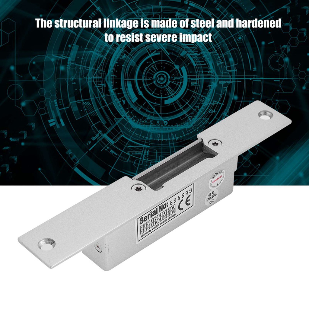 Tool Access Control Electric Strike Lock NC NO Cathode สำหรับประตูโลหะ ...