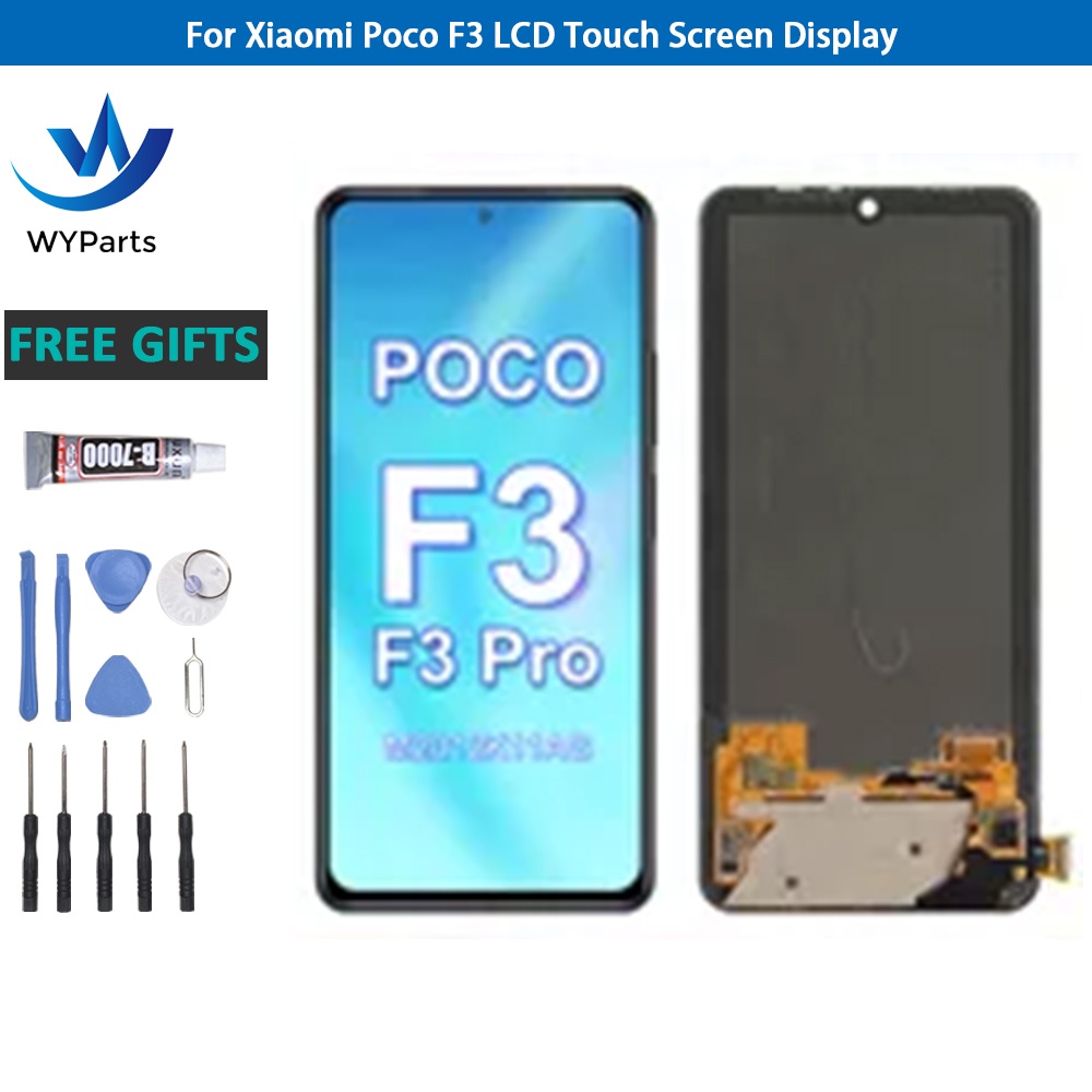 อะไหล่หน้าจอสัมผัสดิจิทัล Lcd แบบเปลี่ยน สําหรับ Xiaomi Poco F3 Super AMOLED M2012K11AG | Shopee ...