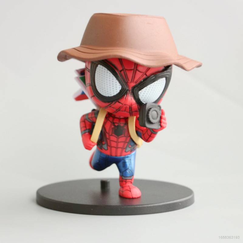 โมเดลฟิกเกอร์ Jason Spider-Man Far From Home Q Version Spiderman ของ ...