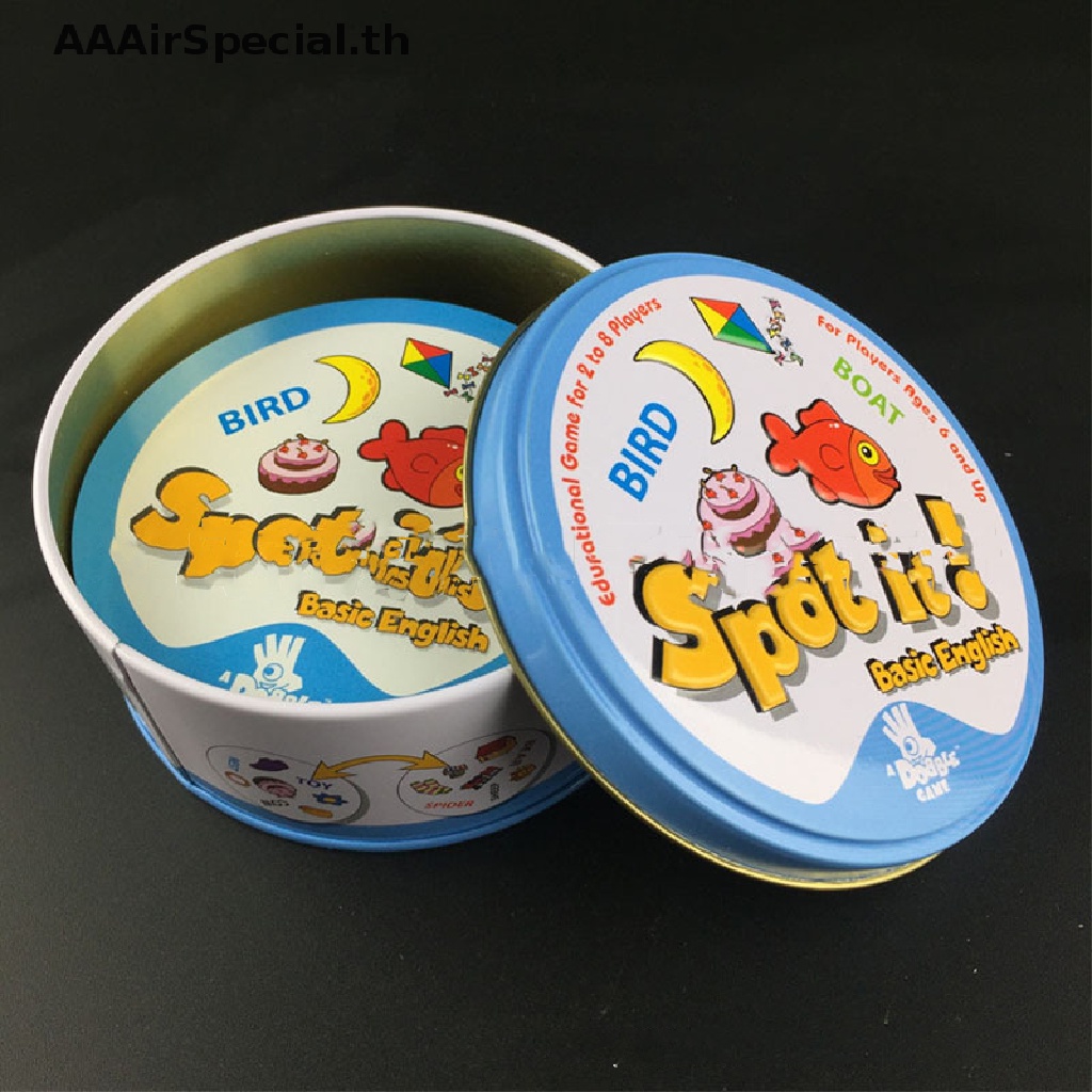 Aaairspecial ของเล่นการ์ดเกม Dobble Spot It เวอร์ชั่นภาษาอังกฤษ TH ...