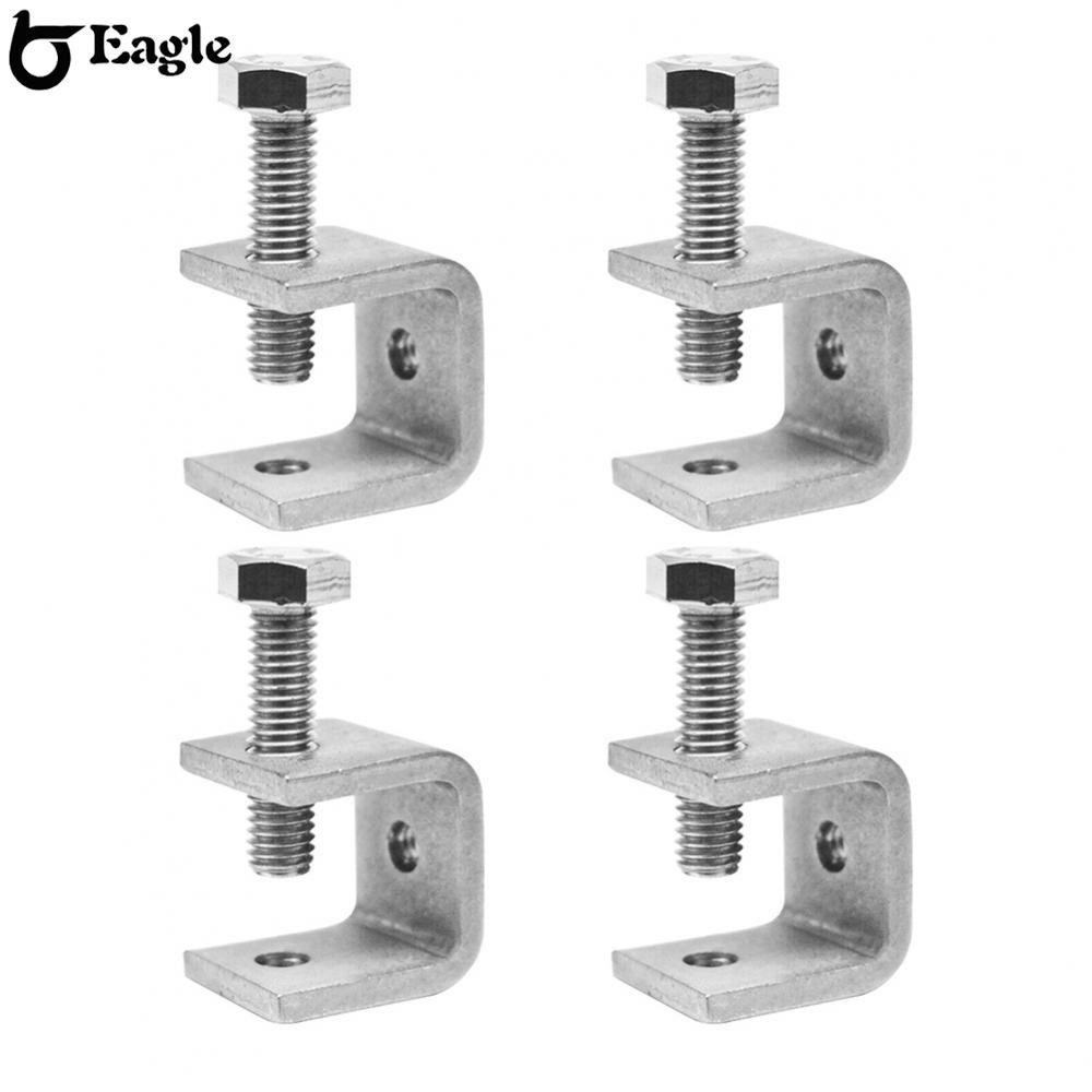 ⭐2024 ⭐4X Stainless Steel C Clamps Tiger Clamp for Mounting U Clamps ...