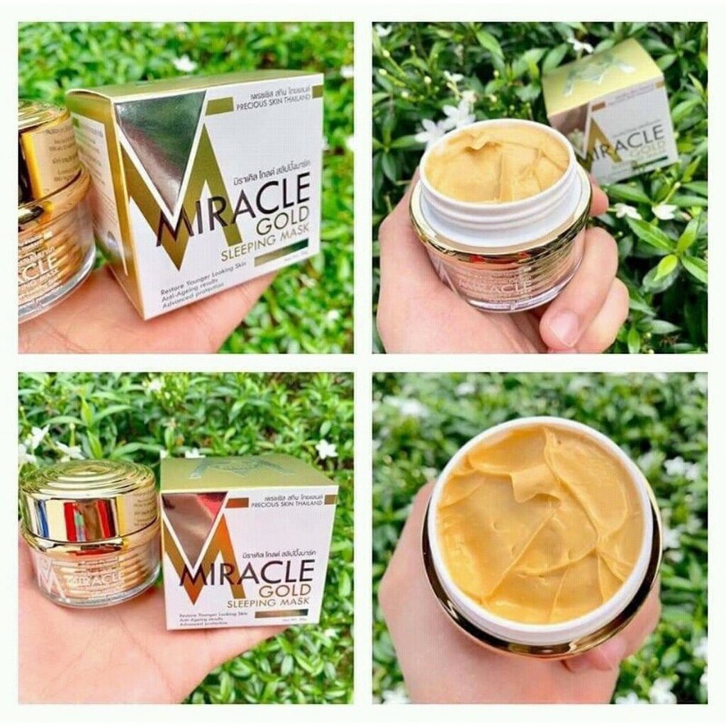 MIRACLE Gold Slrrping Mask 30g | Shopee Thailand